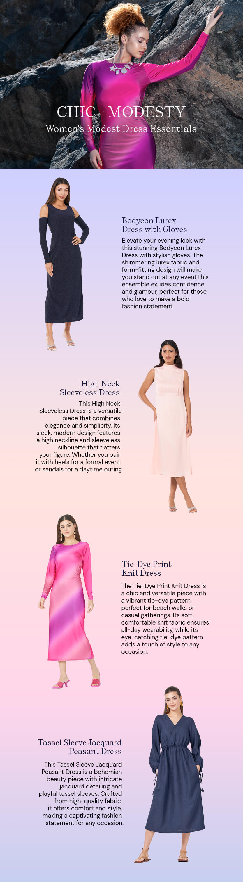 Chic Modesty [INFOGRAPHIC] - New-Lingo Infographics